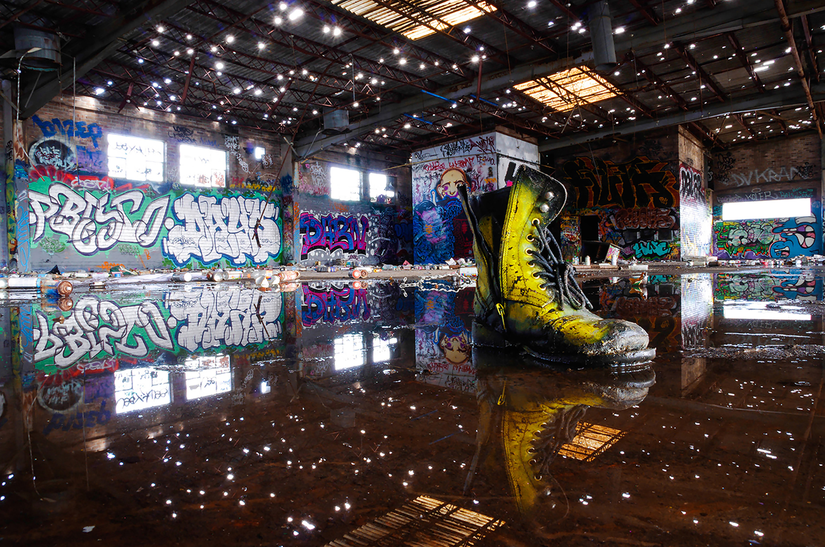 Yellow Boot - Jonathan Mitchell Visual Arts